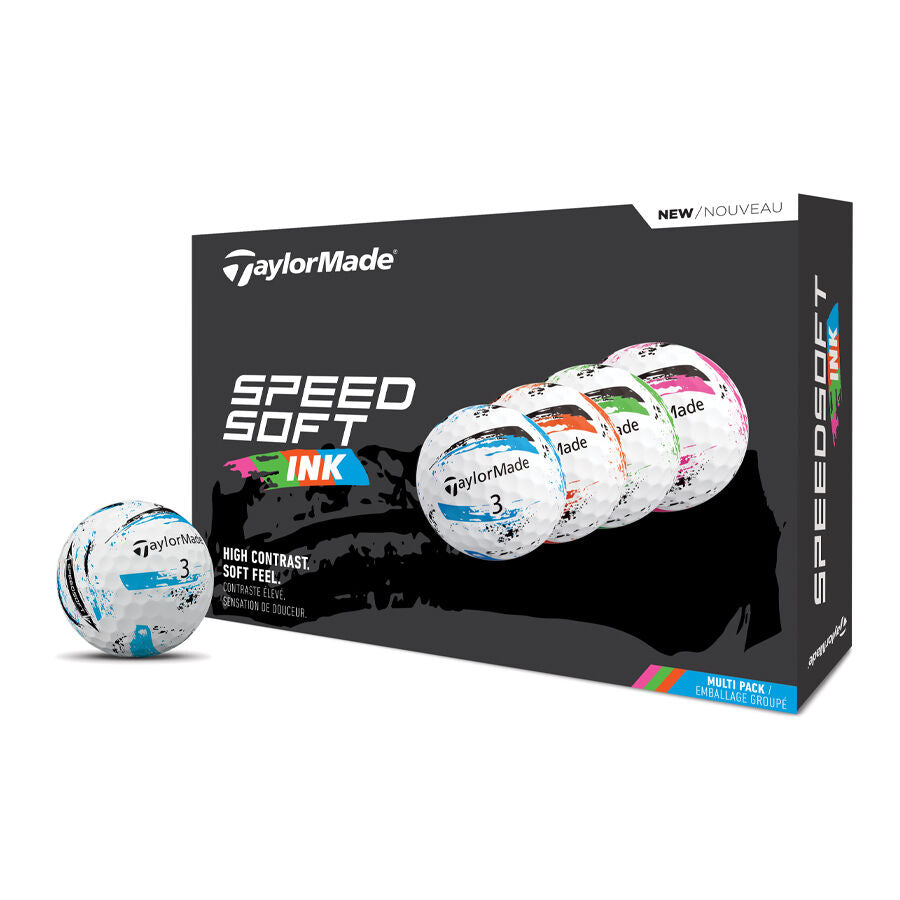 Taylormade SpeedSoft Ink Multi Golf Balls