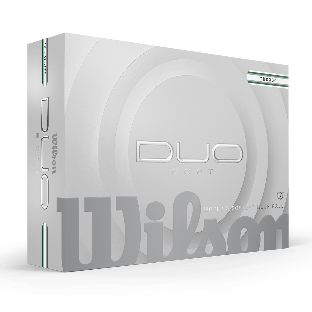 Wilson Duo Soft TRK360 White/Green Golf Balls